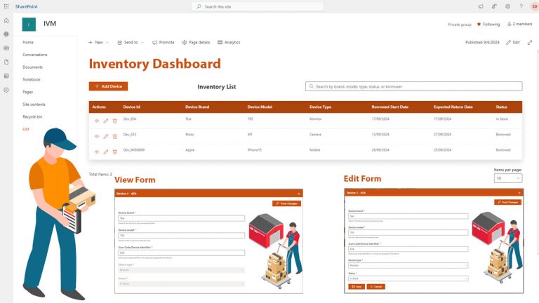 Inventory Management For SharePoint | CONAIS